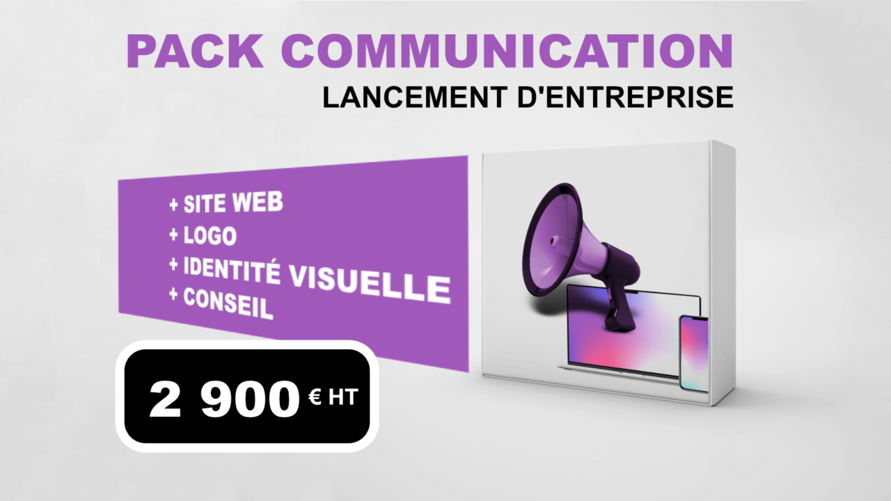 Pack de communication création d'entreprise 🚀 Agence 33 francs