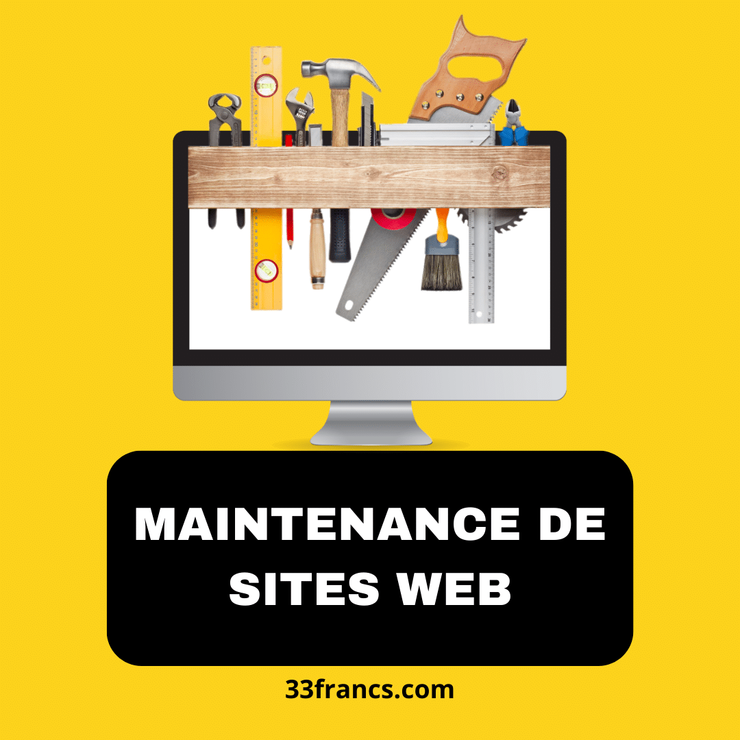 Maintenance site web WordPress Bordeaux | 33 francs